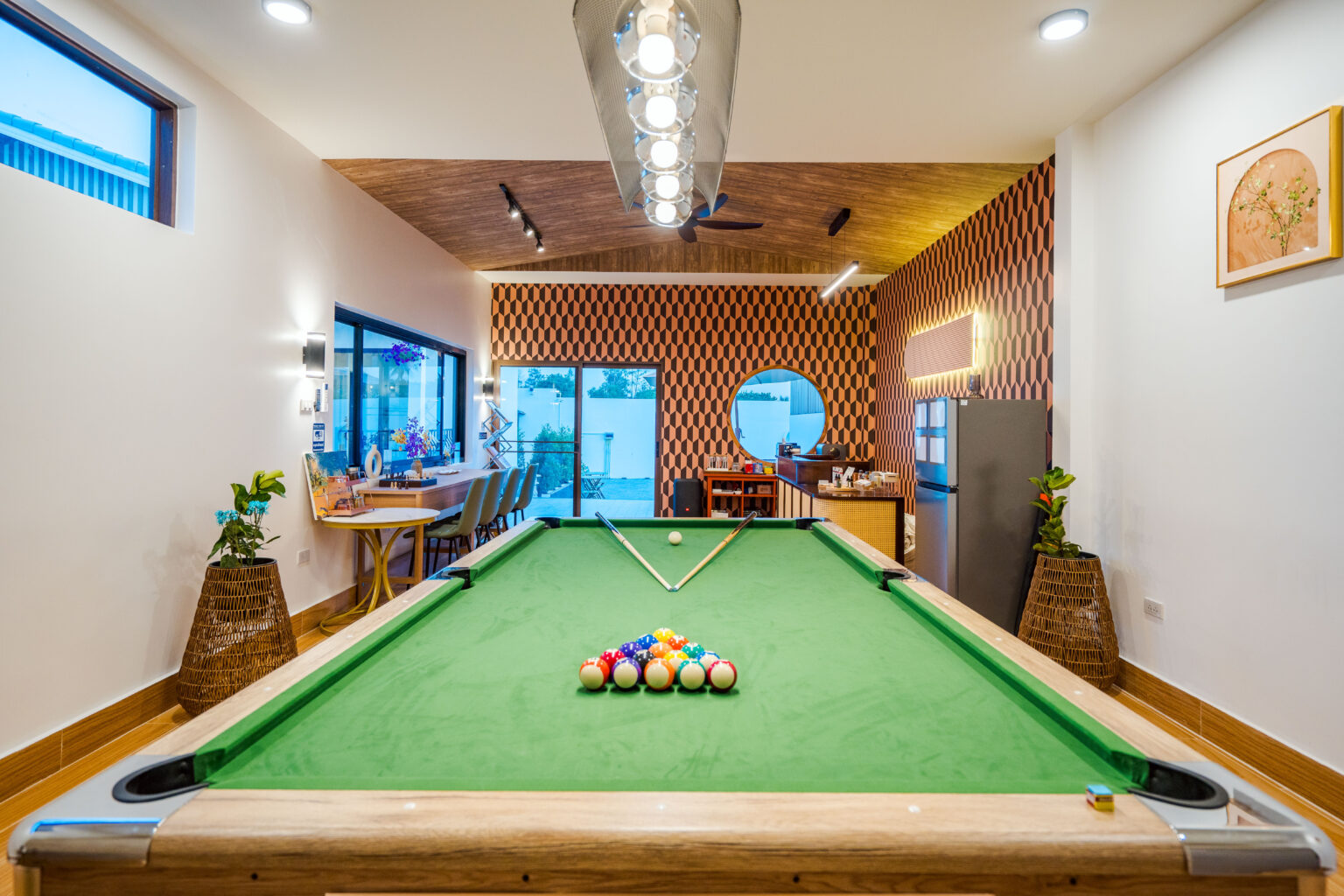 Billiards Table & Movie Night (Zone 2)